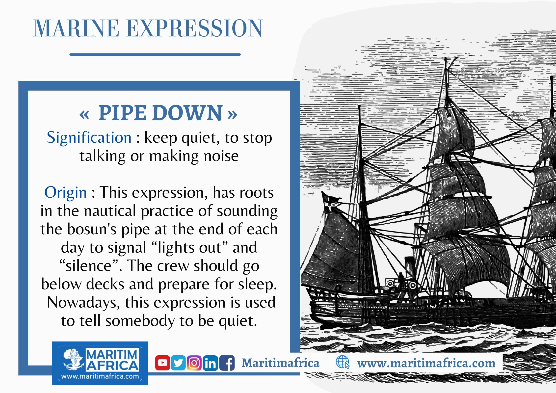 PIPE DOWN Maritimafrica PIPE DOWN Maritimafrica