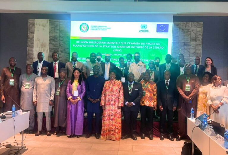 The ECOWAS Commission reviews a draft action plan for its Integrated ...