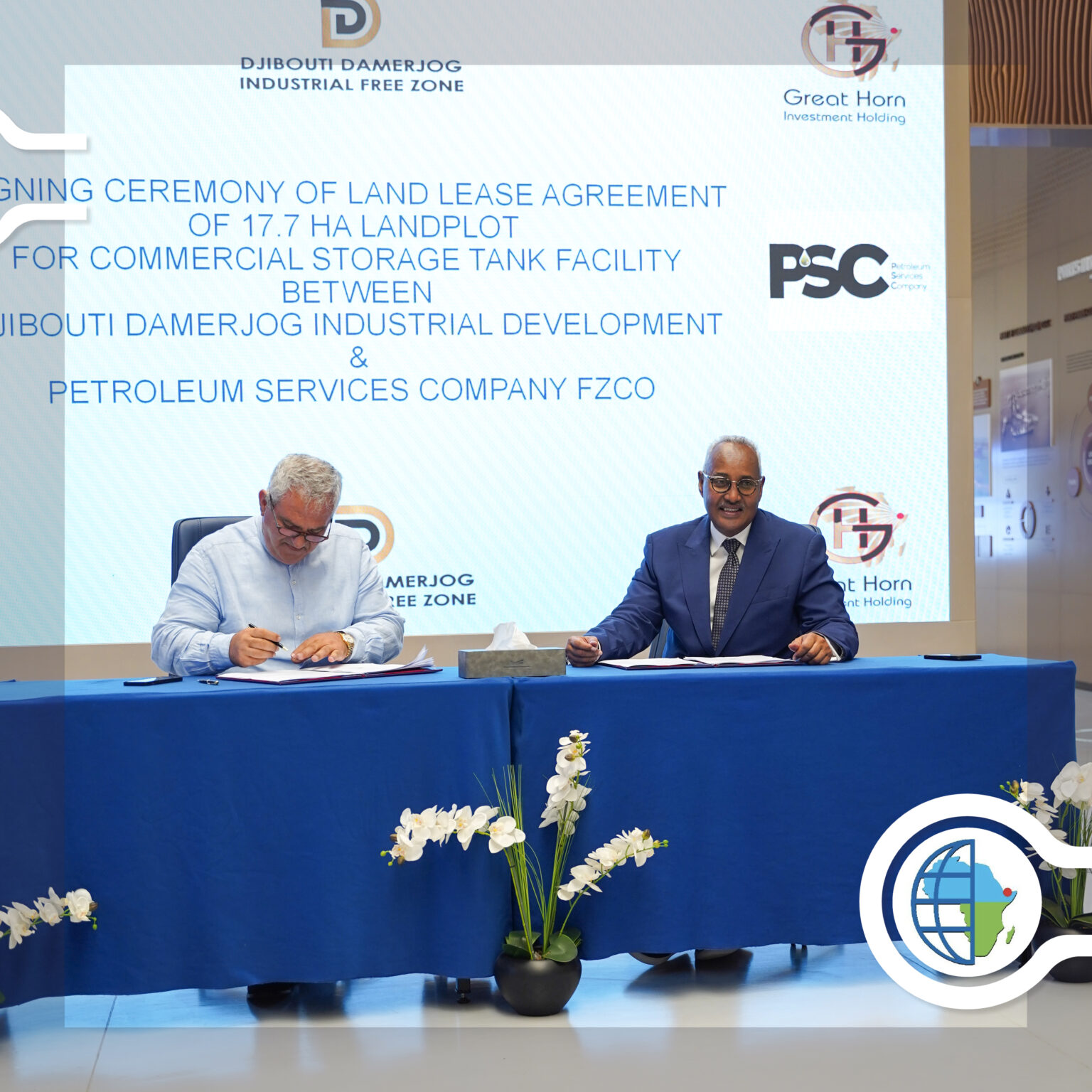 GHIH Signs Land Lease Agreement with Petroleum Services Company FZCO in ...