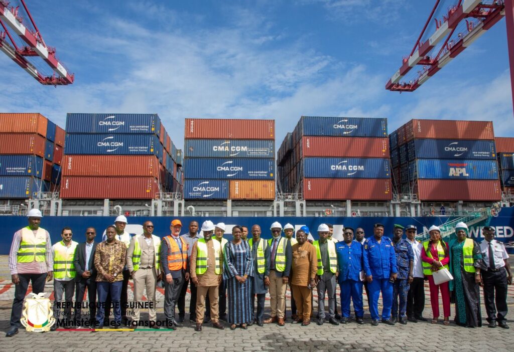 Guinea: Port of Conakry welcomes CMA CGM's first LNG-fuelled container ...