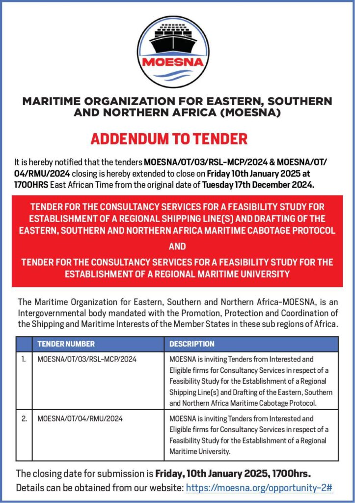 Tender for Consultancy Services for a Feasibility Study for ...