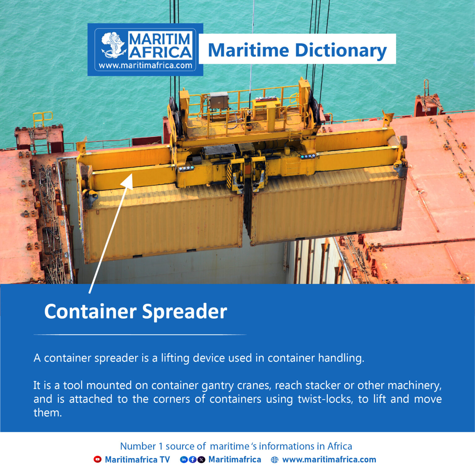 Container Spreader - Maritimafrica