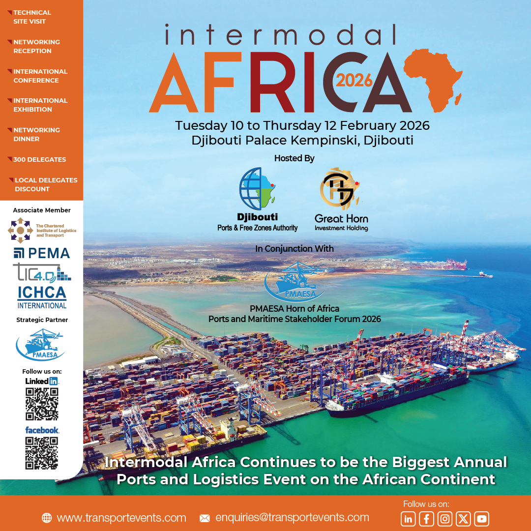 Intermodal Africa, Djibouti Palace Kempinski Hotel, Djibouti, Tuesday 10 to Thursday 12 February ...