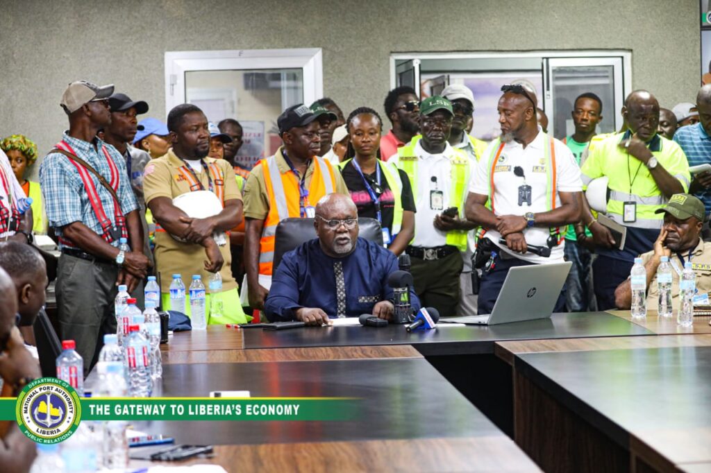Liberia - Freeport of Monrovia performs a high-intensity security drill ...