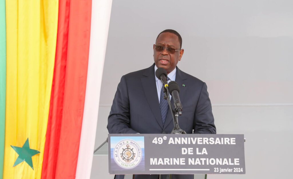 Le Président Macky SALL baptise le tout nouveau Patrouilleur de haute ...
